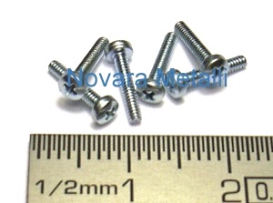 Micro Phillips Pan Head Screws Stainless Steel A2
